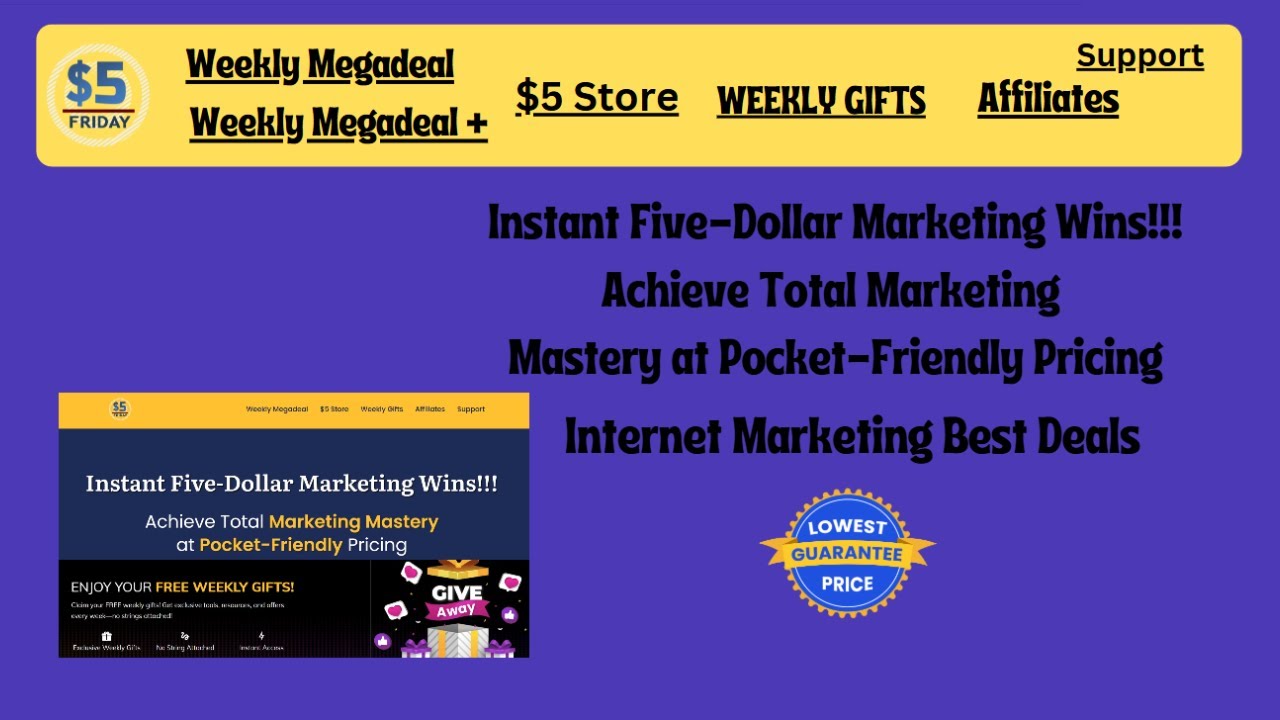 5 Dollar Friday Weekly Mega Deals! + Weekly Giveaways - YouTube