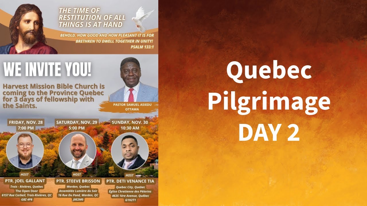 English: Quebec Pilgrimage Day 2 - YouTube