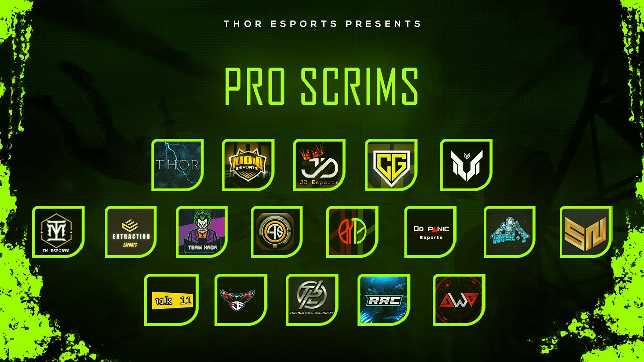 THOR ESPORTS PRO SCRIMS | THOR ESPORTS - YouTube