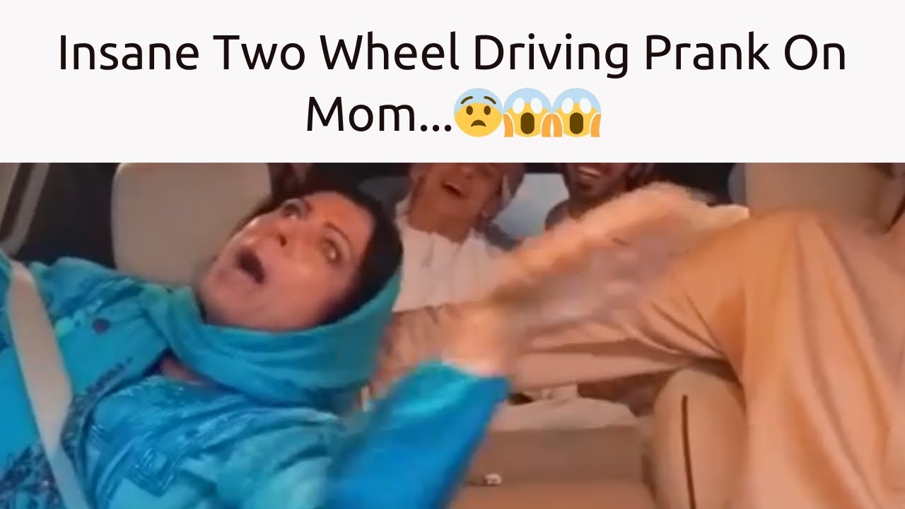 Insane Two Wheel Driving Prank On Mom...😨😱 - YouTube