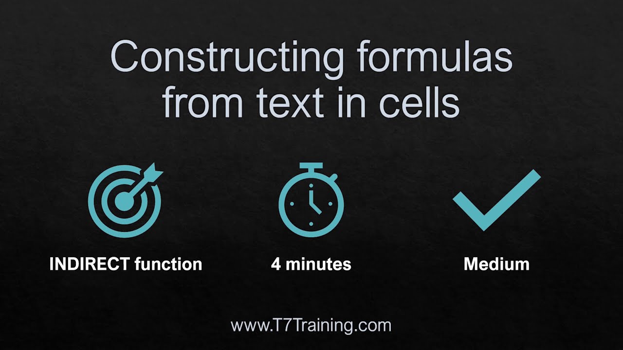 INDIRECT Function In Excel Use Cell Contents In A Formula Formula INDIRECT Function In Excel Use Cell Contents In A Formula Formula