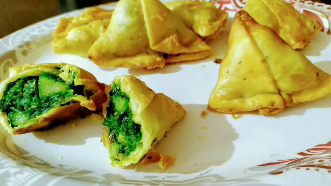Green stuffing samosa by super simple food | 5 min. 5 min. easy samosa ...