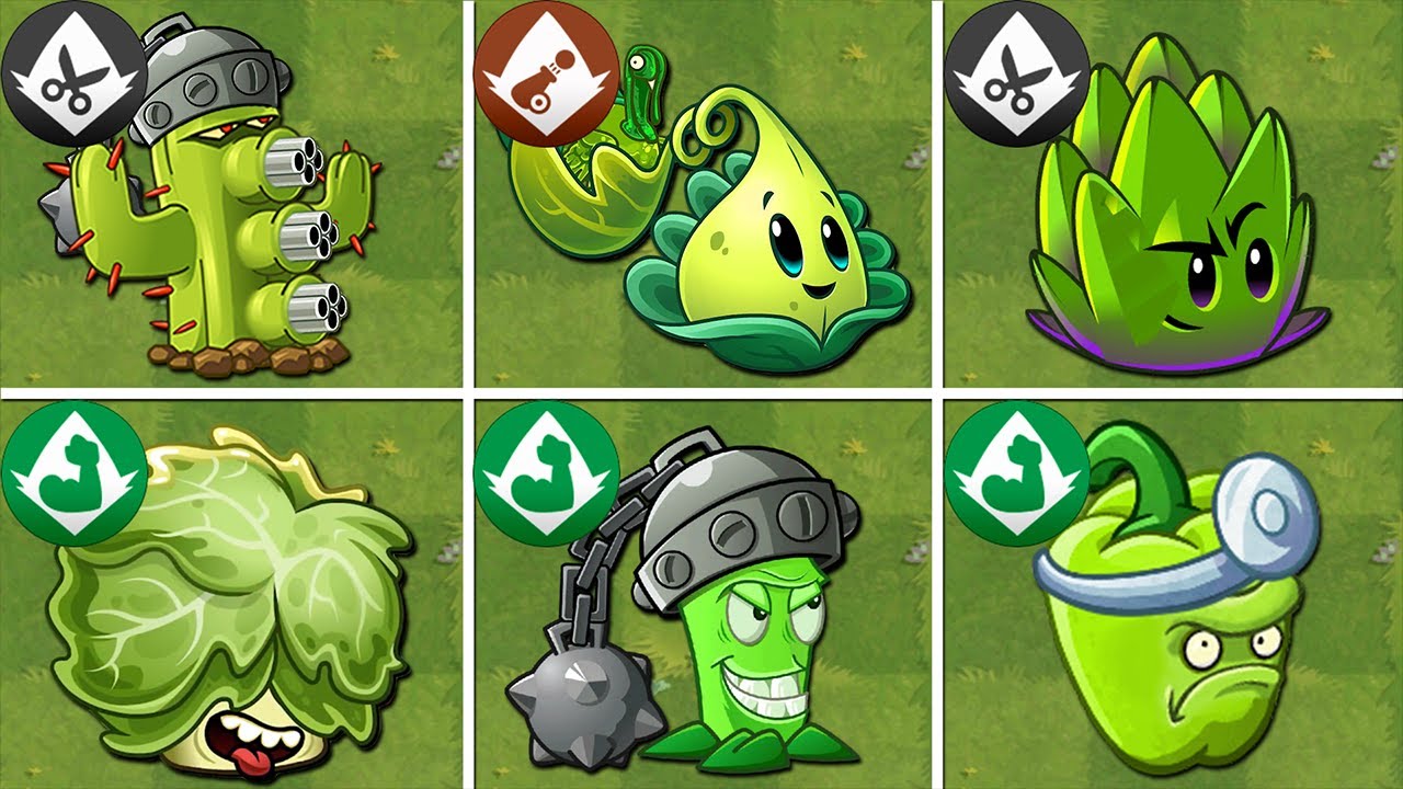 Plants vs Zombies 2 Final Boss - Every Premium Plants Max Level Attack ...