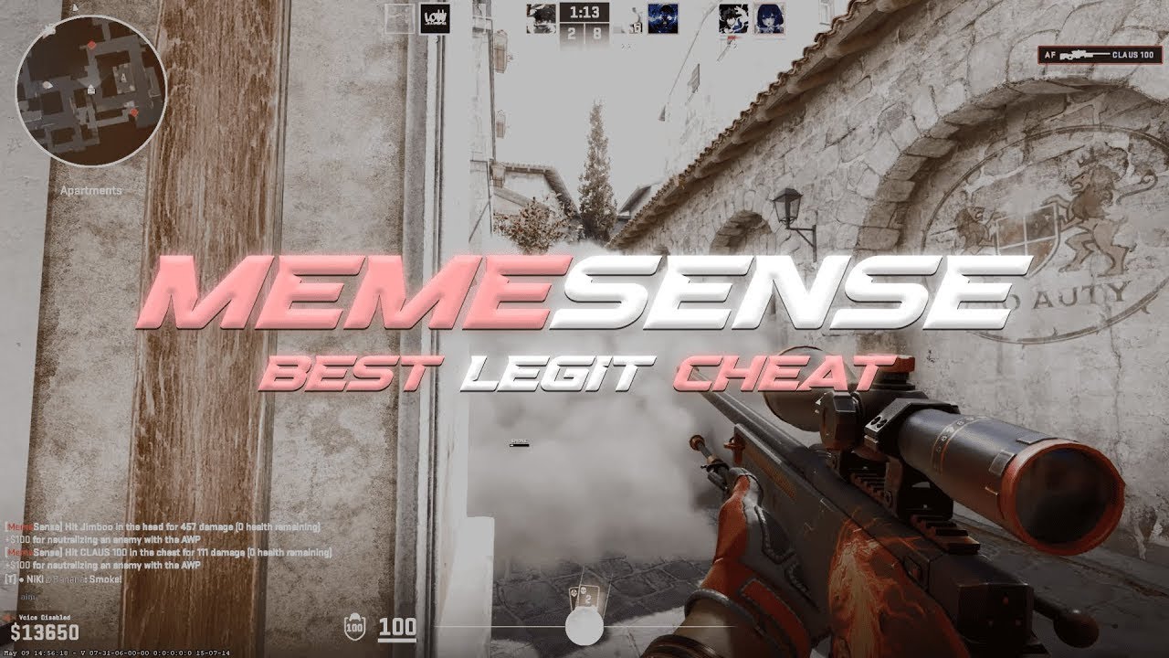 MemeSense CS2 Cheat Showcase (BEST LEGIT CHEAT) + Ft. UNDERSHOP - YouTube
