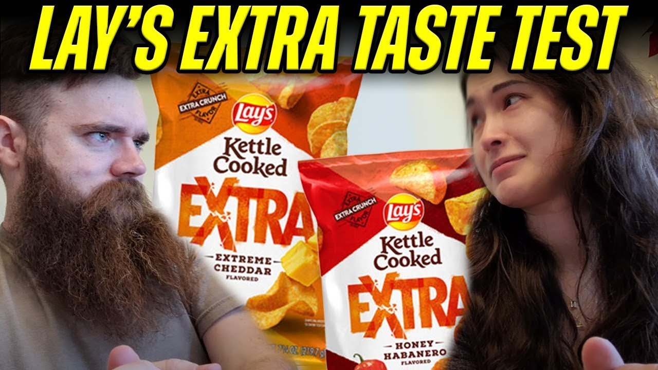 Lay's EXTRA Flavors || Taste Tests With Josh and Stef - YouTube