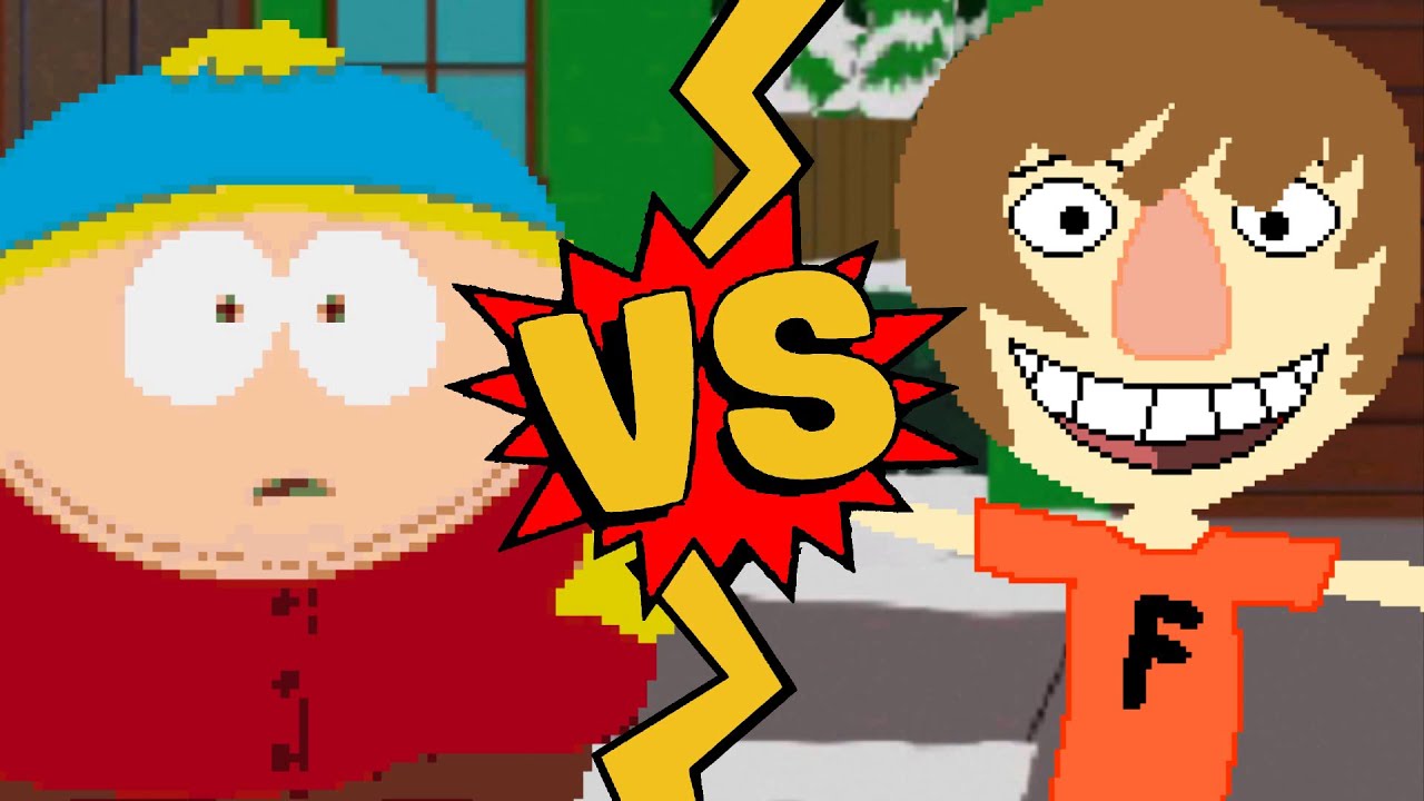 M.U.G.E.N Battles | Eric Cartman vs Fred Figglehorn - YouTube