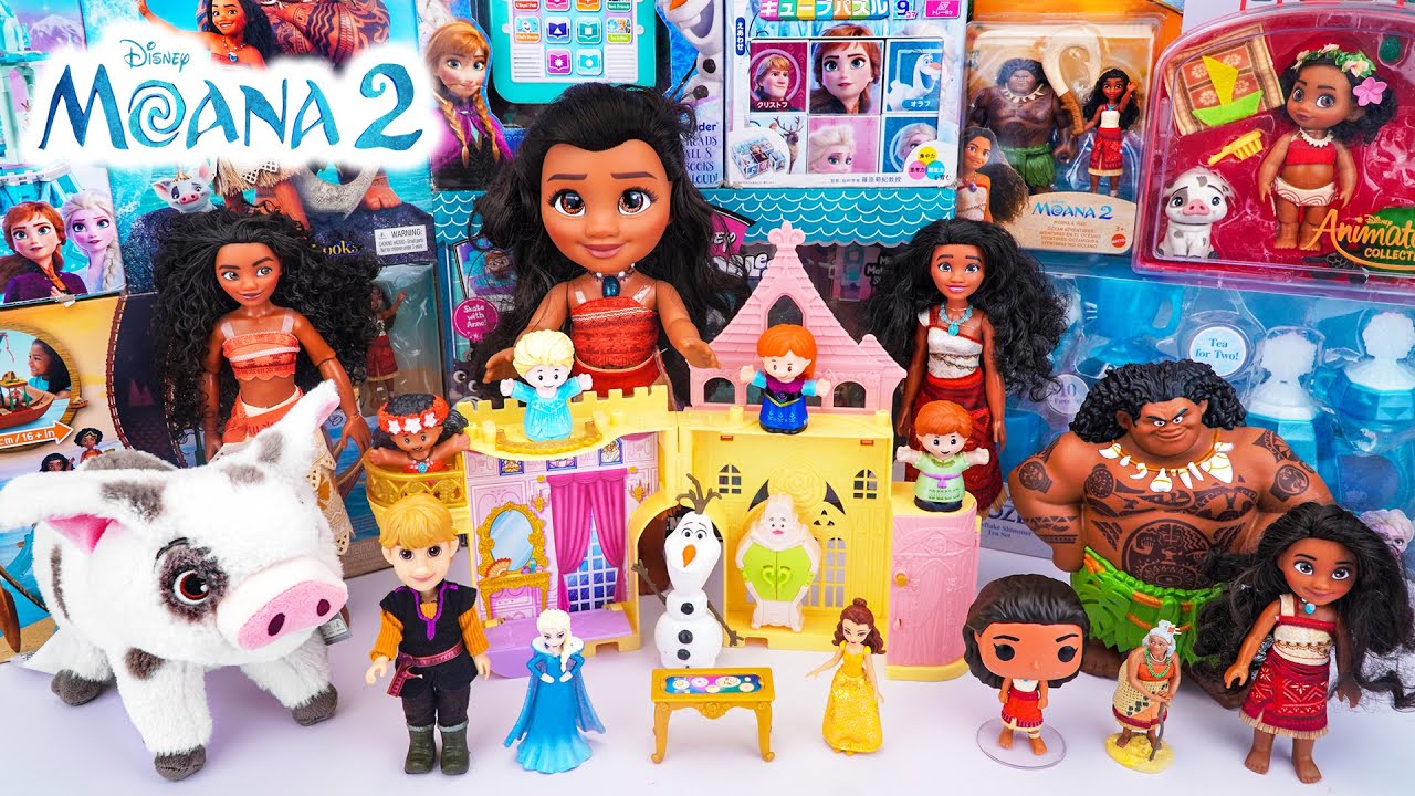 Unboxing Disney Moana 2 Toys ASMR | Review Disney Princess Storytime ...