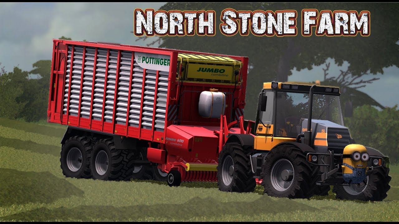 North Stone Farm ¦ silage 2018 ¦ farming simulator 17 - YouTube