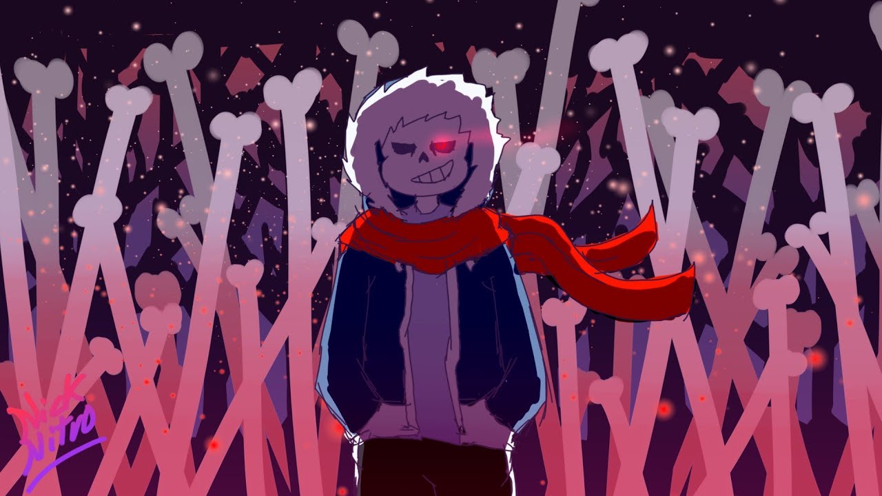 ||Dusttale|| Dust!Sans ||Theme|| Red Megalovania ||NickNitro Remix|| 1 ...