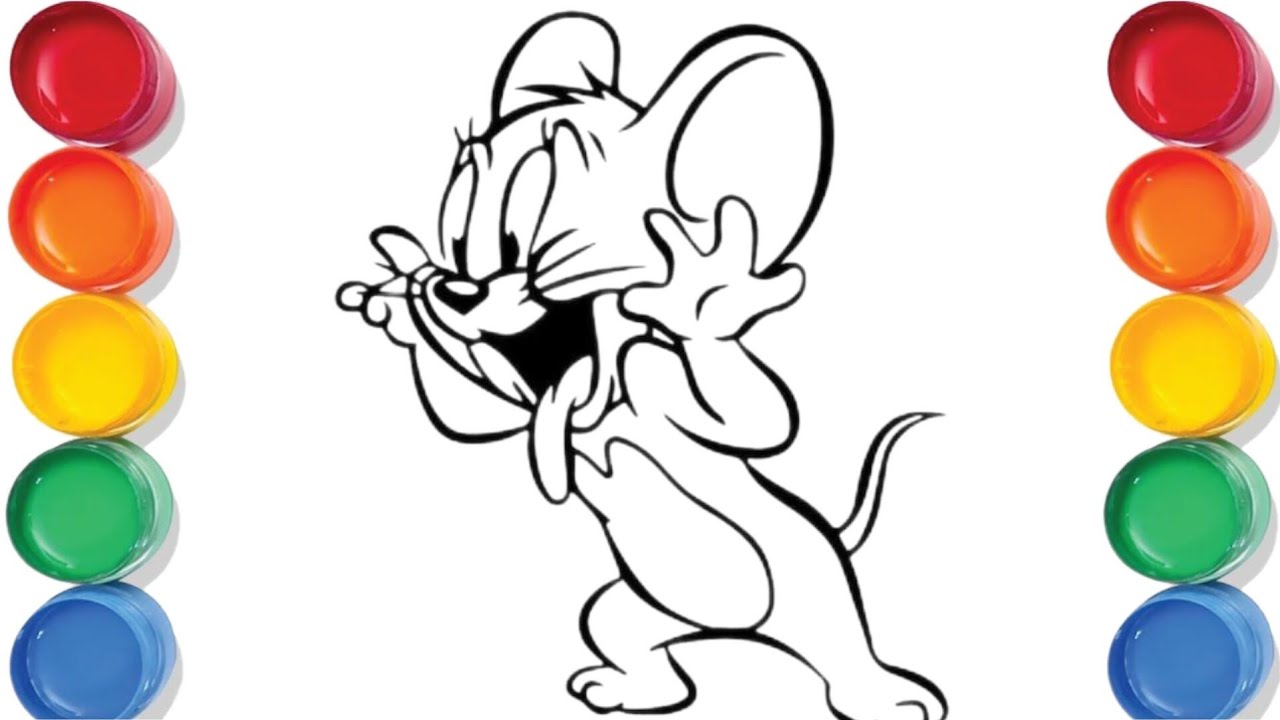 how to draw tom and jerry cartoon step by step | jerry drawing | cute ...