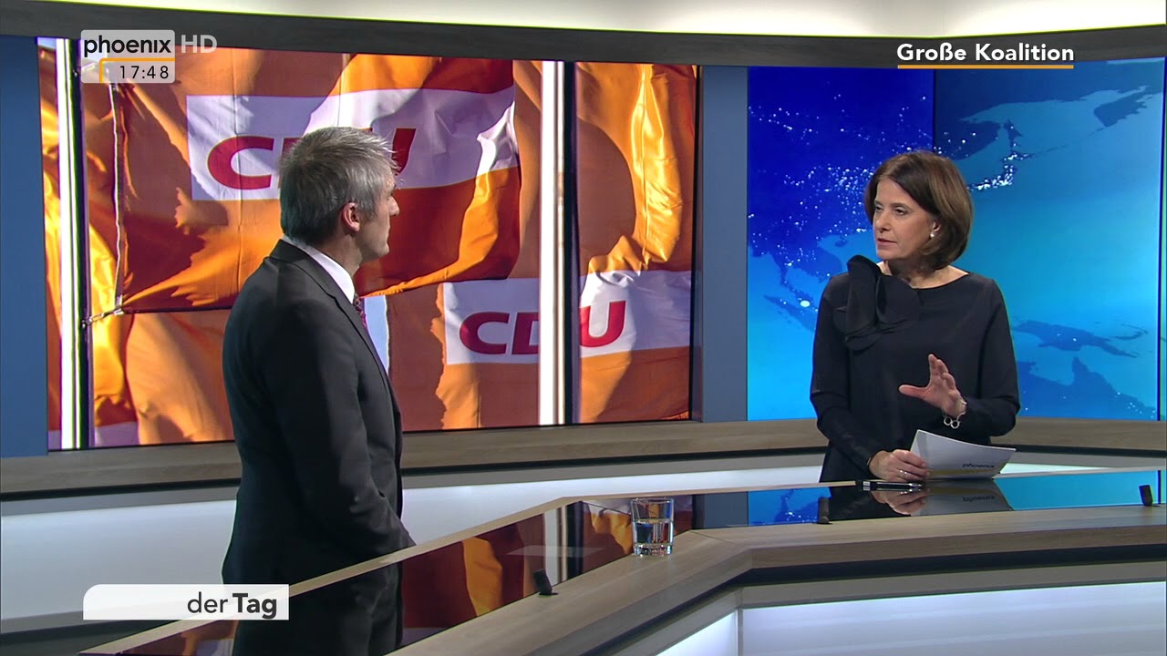 Prof. Frank Decker zu den Personaldebatten bei CDU und SPD am 12.02.18 ...