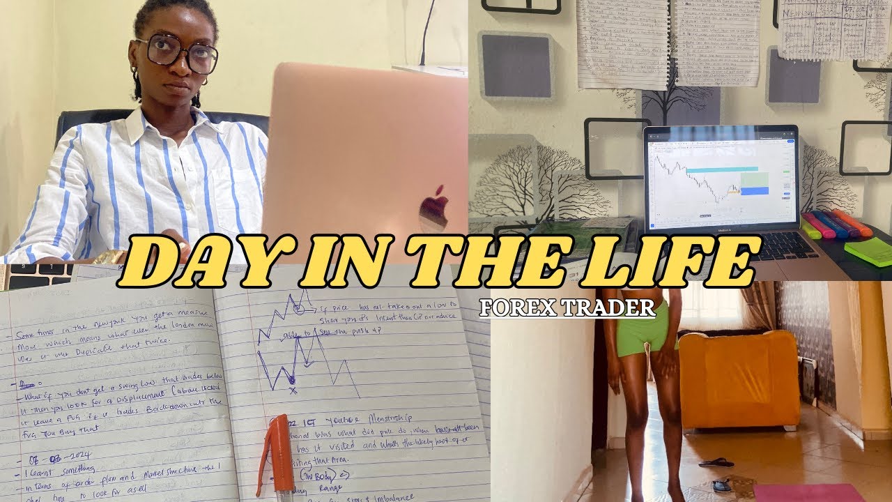 Day in The life Of A beginner forex trader | STUDYING & TRADING - YouTube