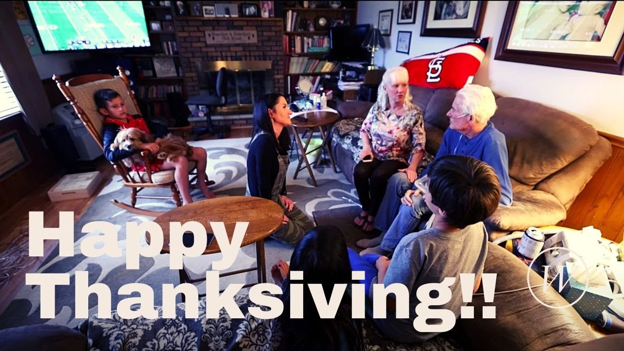 Thanksgiving with Poppy and Gigi! - YouTube