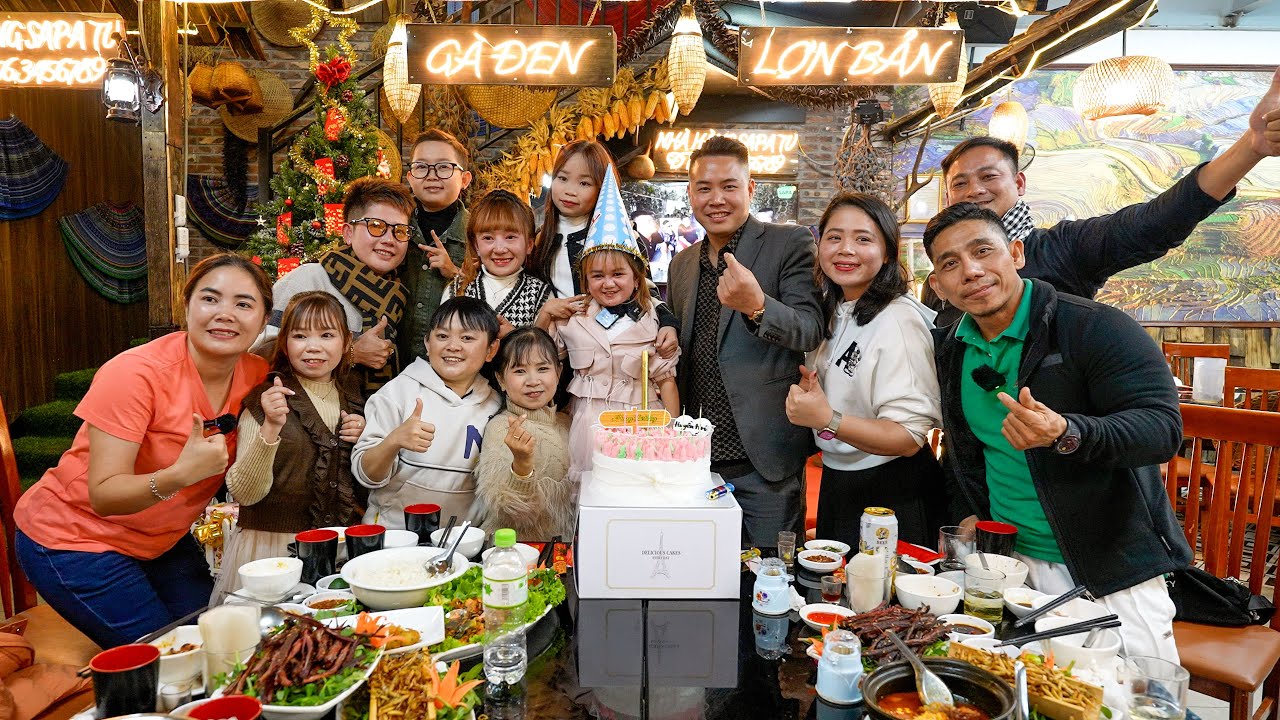 Vợ Hải Sapa TV | Tổ Chức Sinh Nhật Cho Thành Viên Biệt Đội Tí Hon Tại Nhà Hàng Sapa TV - YouTube
