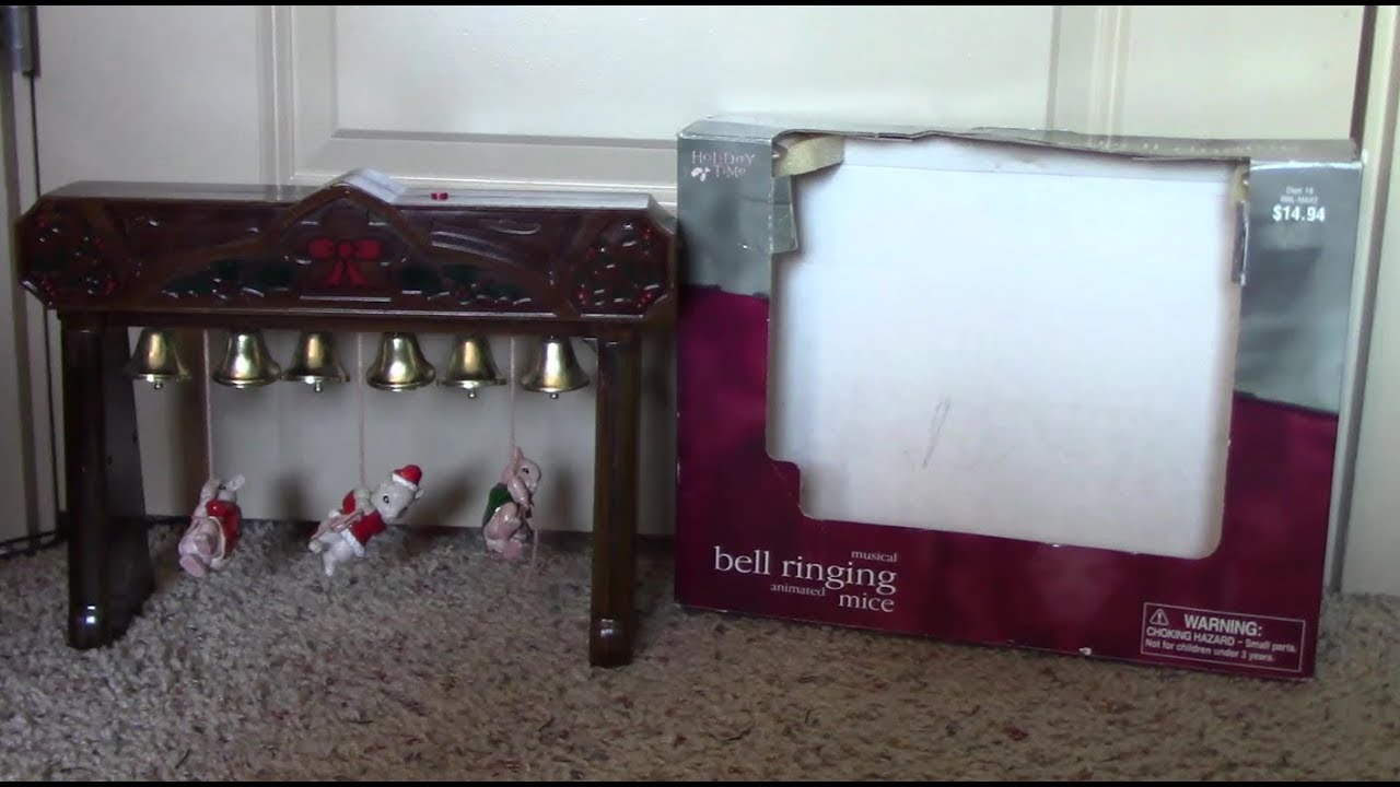 Gemmy Bell Ringing Mice - YouTube