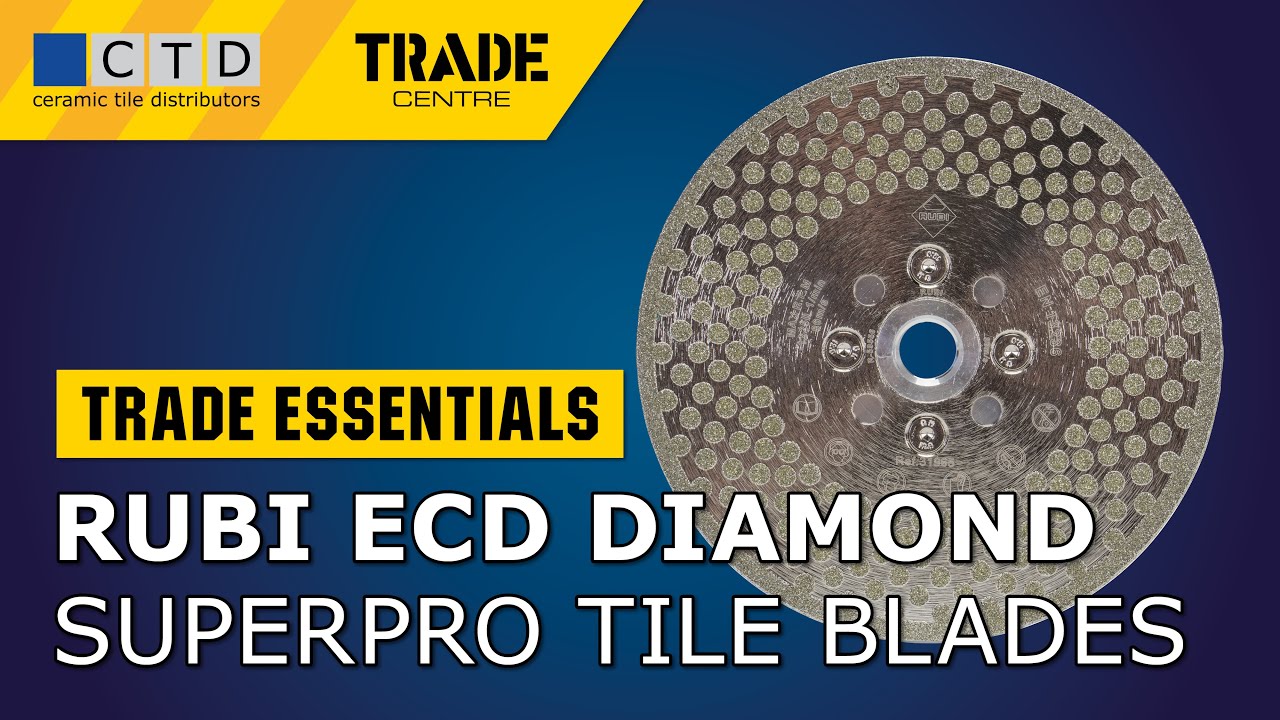 Rubi ECD 2-in-1 Superpro Tile Cutting and Grinding Diamond Blade - YouTube