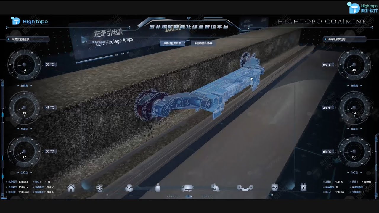 Smart Mining | Coal Mine Equipment | Digital Twin 3D Visualization ...