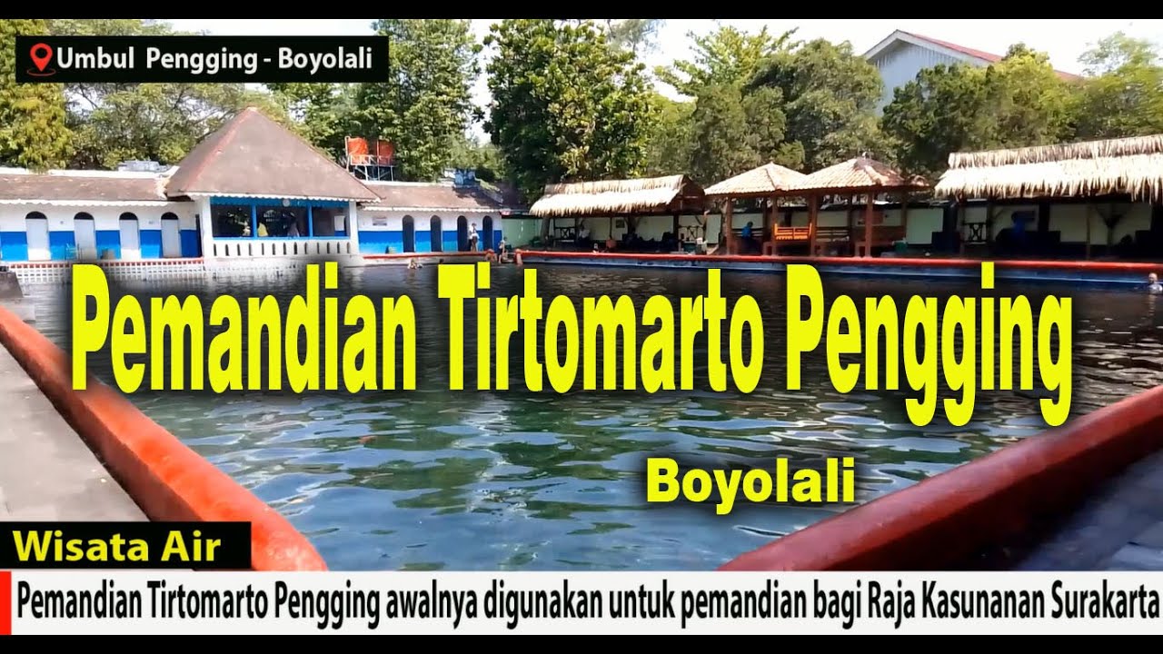 Umbul Pengging atau Pemandian Tirtomarto Boyolali - YouTube