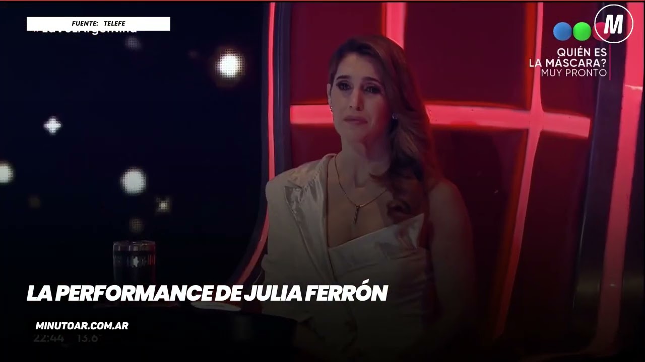 La performance de Julia Ferrón - Minuto Argentina - YouTube