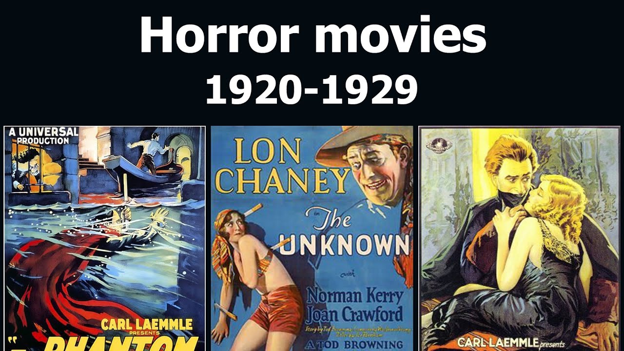 Horror movies from the 1920s - YouTube