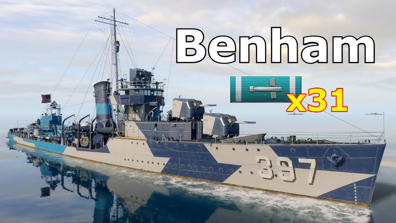 World of WarShips Benham - 3 Kills 342K Damage - YouTube