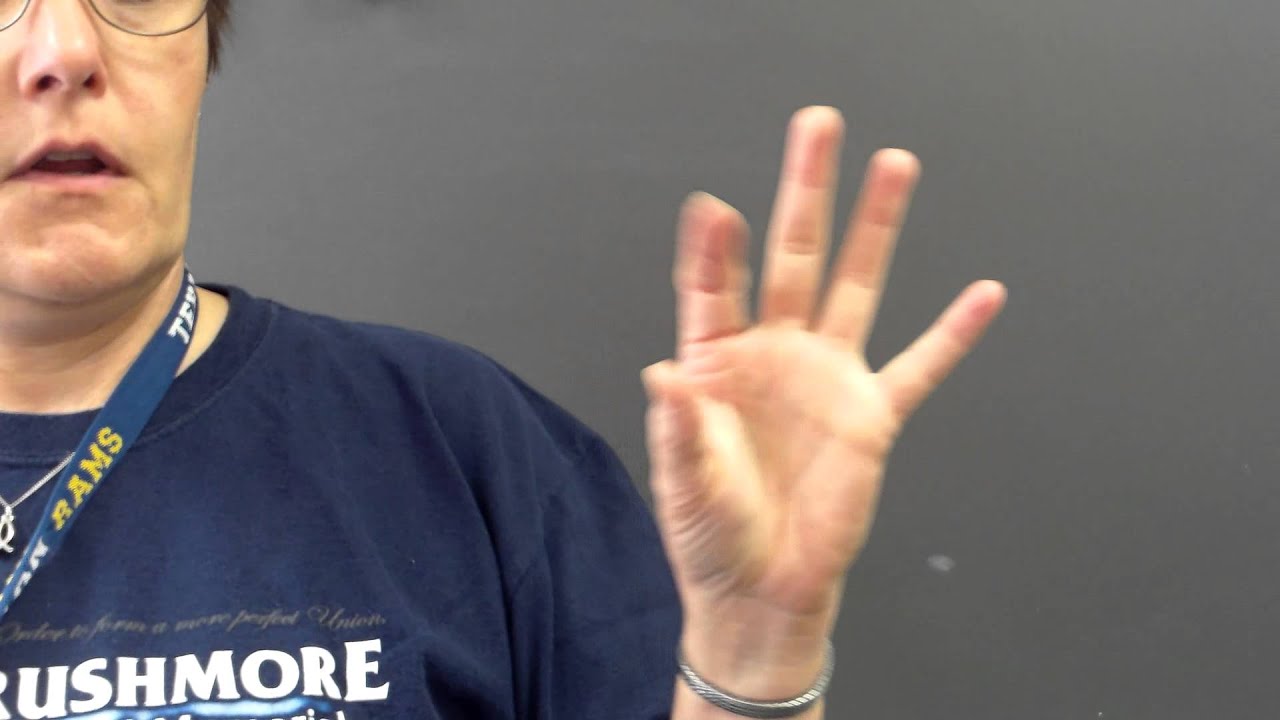 ASL Numbers 0 - 99 - YouTube