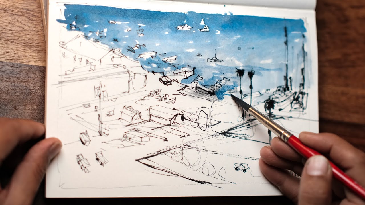 MAGIC happens when we Drop the SHADOWS / Pen & Ink Drawing Tutorial ...