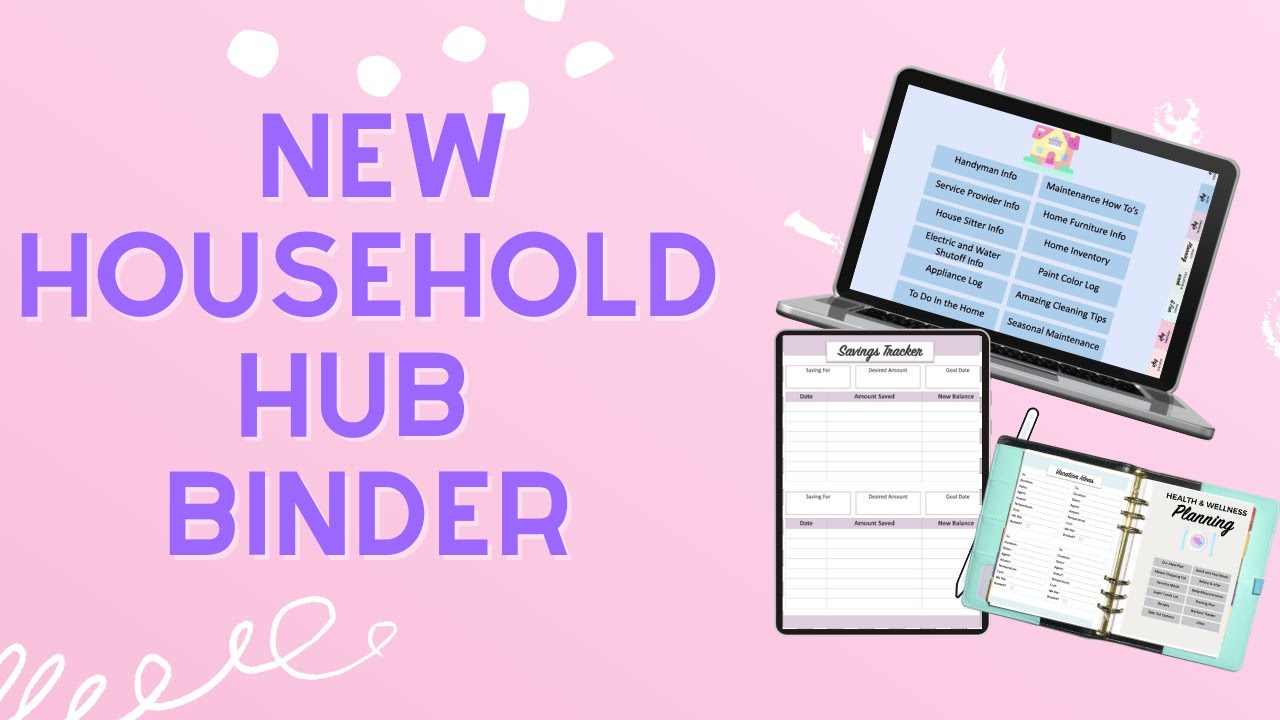 Stay Organized and Stress-Free with the Household Hub Binder - YouTube