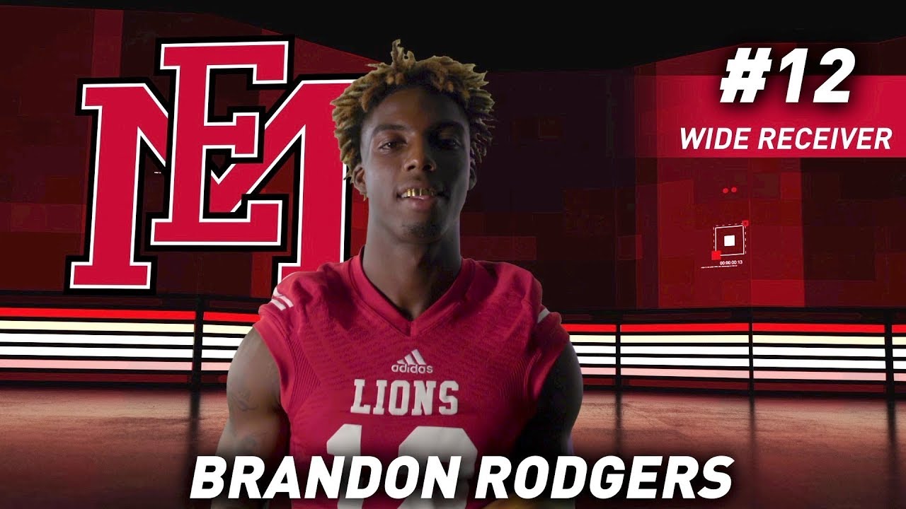 EMCC Wide Receiver Brandon Rodgers - YouTube
