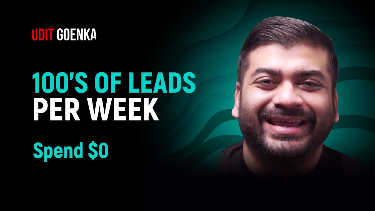 Lead Generation in 2023: Generate 100s of Lead Per Week for $0 - YouTube
