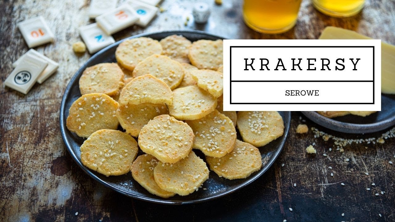 Krakersy serowe - jak zrobić je w domu? - YouTube