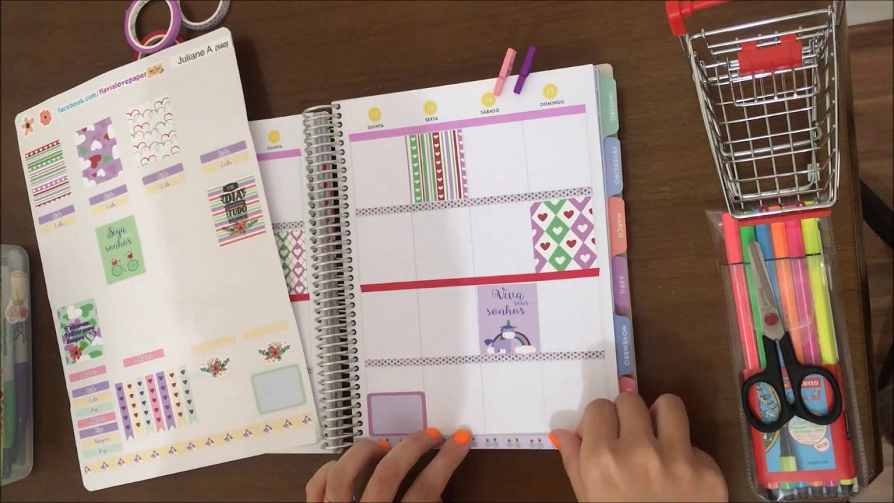Plan With Me - My Planner Colibri - YouTube