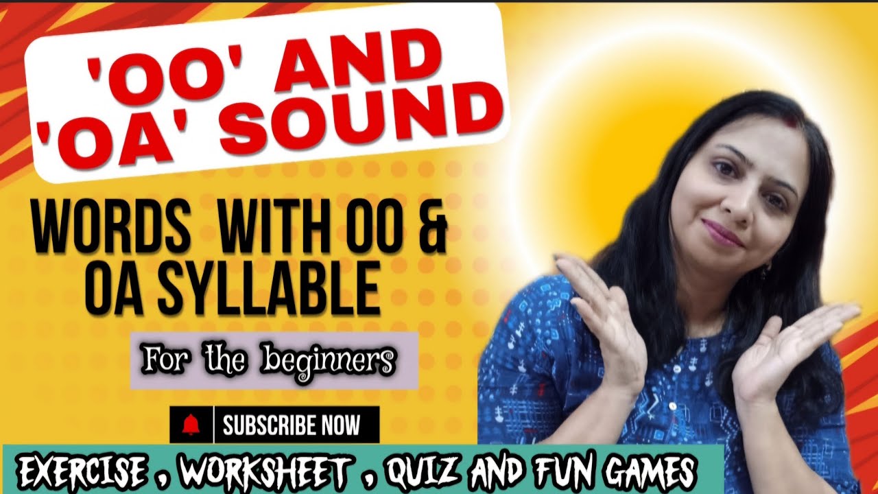 oo and oa words | OO and OAphonics for kids | Long O sounds | blending ...