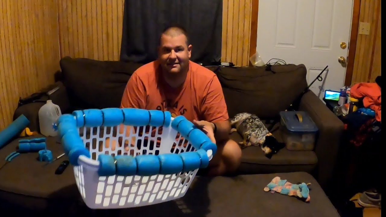 How to make a clamming basket/purging basket. - YouTube