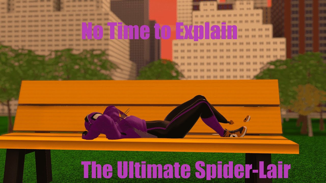No Time to Explain | The Spider-Lair | VRChat FBT Swinging Video - YouTube