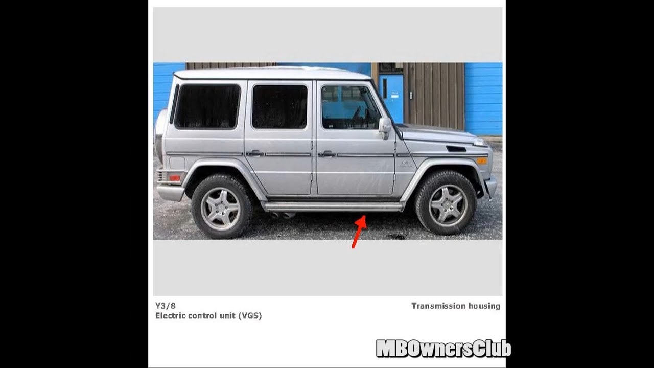 Mercedes Benz - G 550 | Component Locations (Part 01) W463 - YouTube