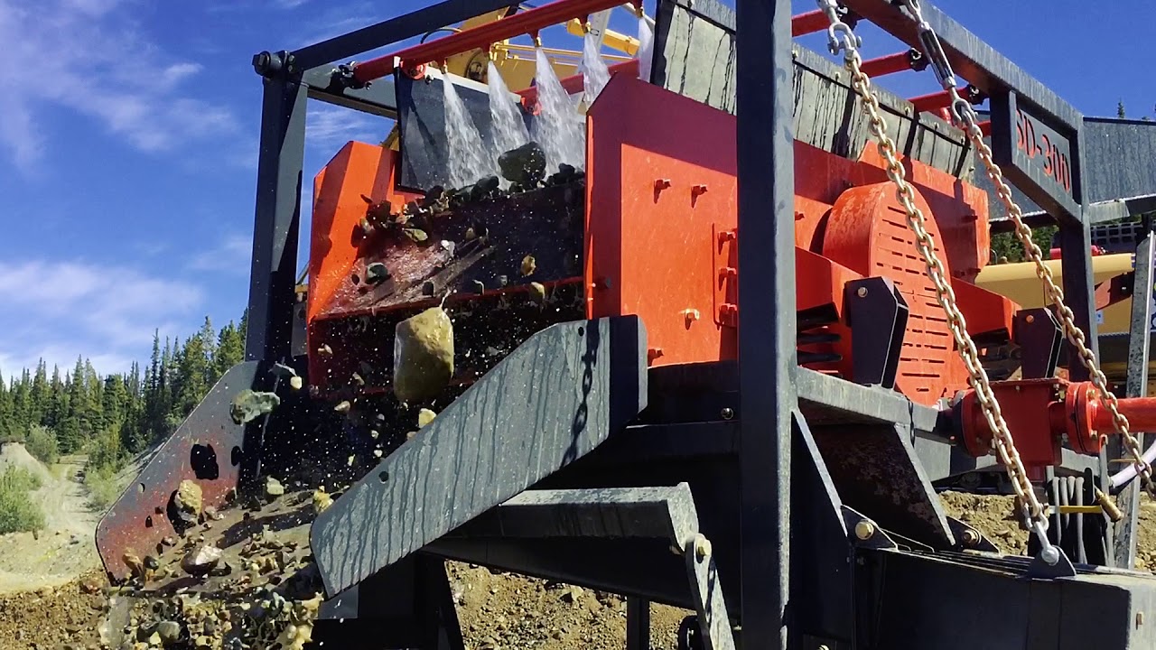 Macon Industries SD-300 wash Plant - YouTube