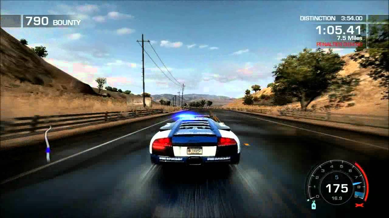 NFS Hot Pursuit 2010 SCPD Mission Sunset Scalpel - YouTube