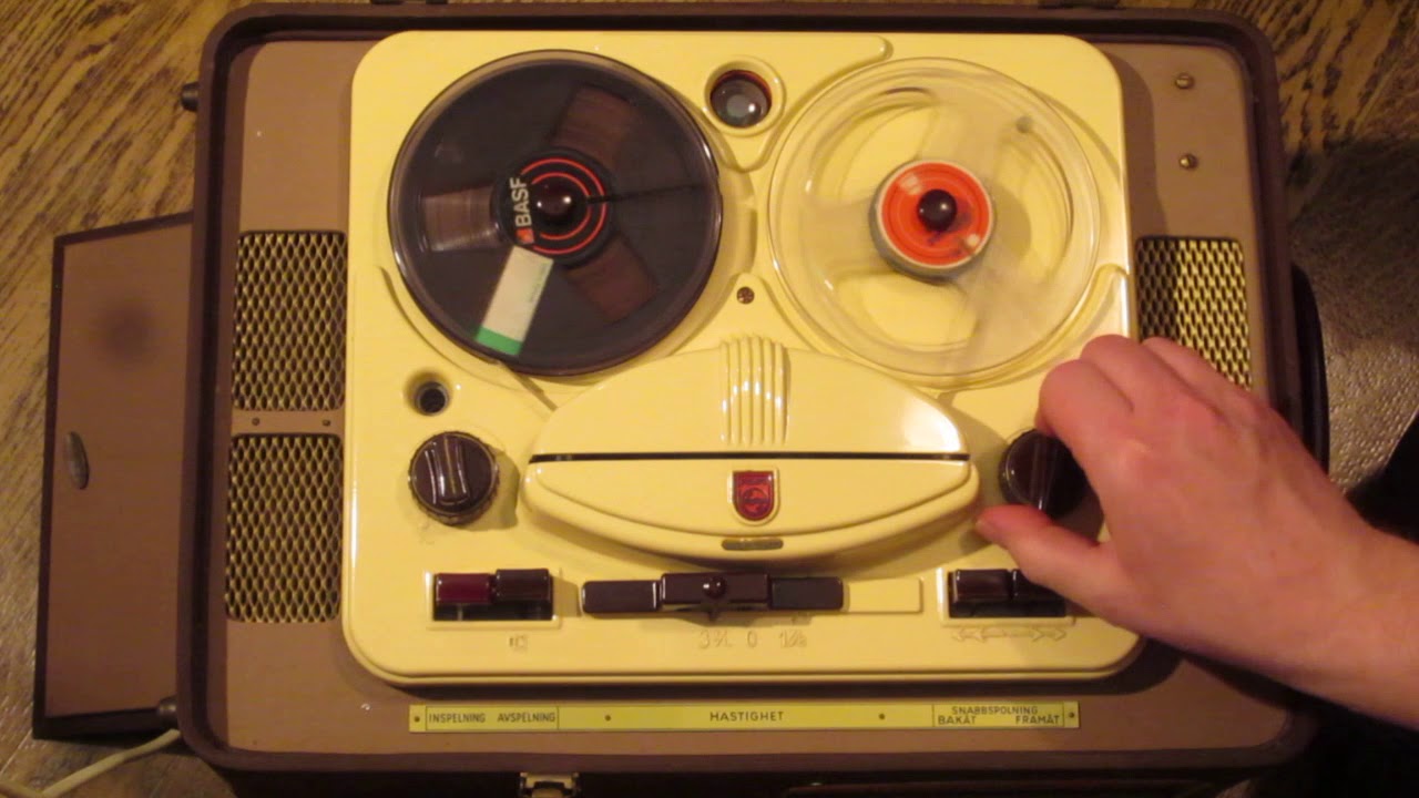 Philips EL3511 reel to reel tape recorder demonstration - YouTube