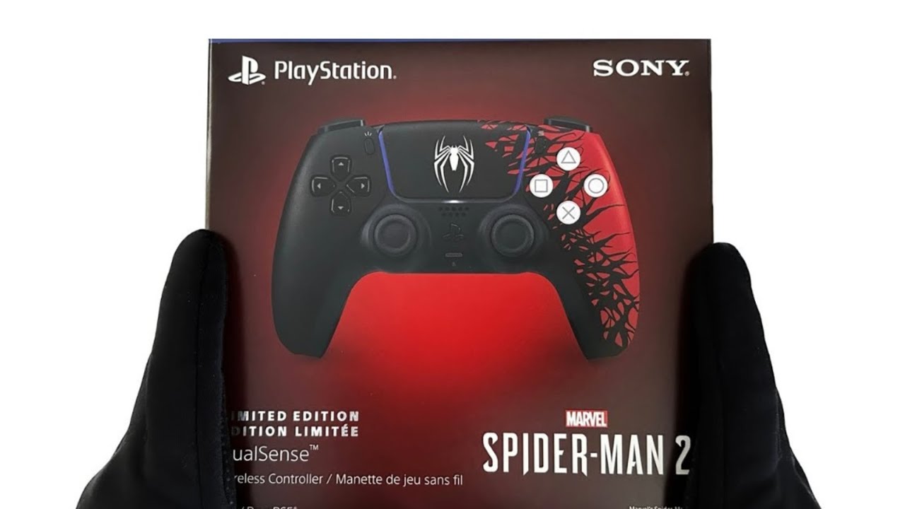 Unboxing Spider-Man 2 Limited Edition DualSense Controller - YouTube
