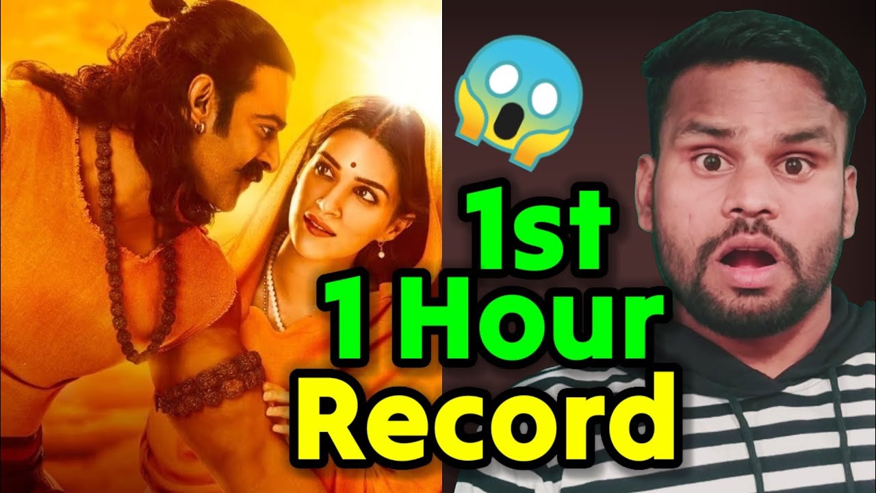 Adipurush Ram Siya Ram Song 1st 1 Hour Views and Like Record 🔥 | Kamal ...