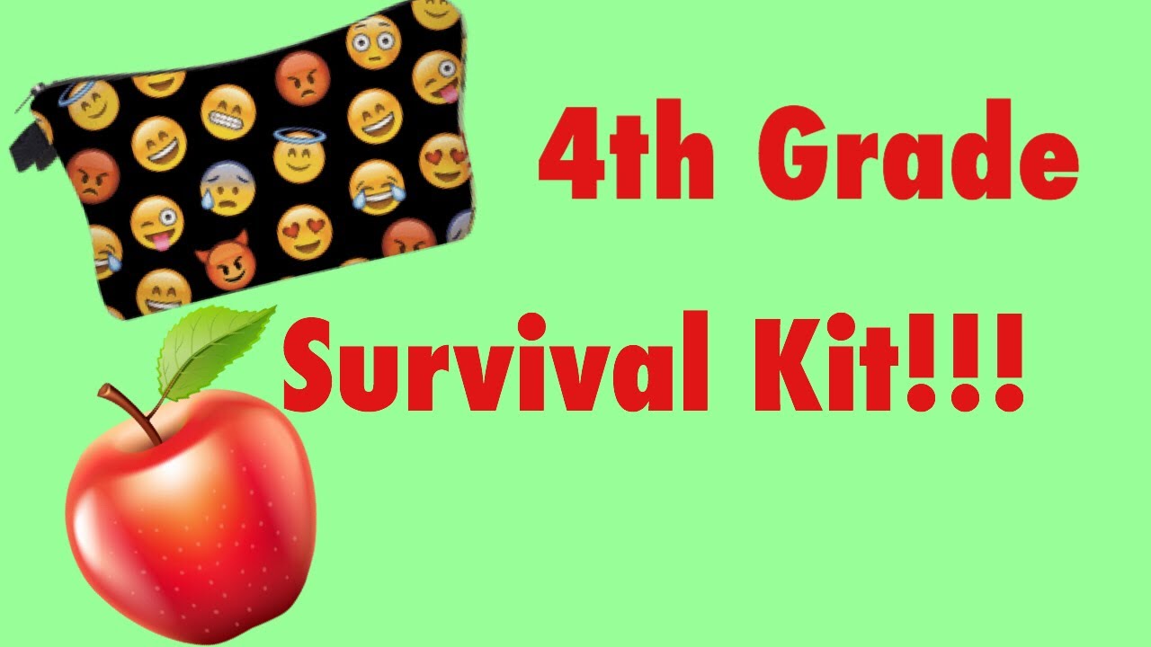 4th Grade Survival Kit - YouTube