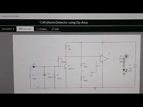 Cell Phone Detector Using Op-Amp || MULTISIM || PROJECT - YouTube