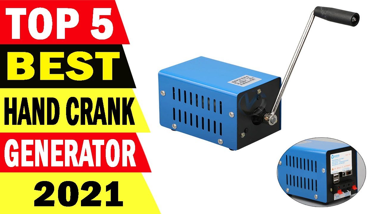 Top 5 Best Hand Crank Generator Review 2021 - YouTube