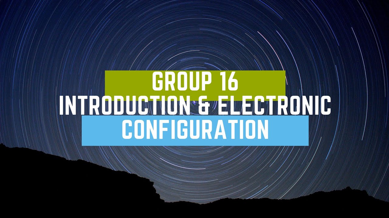 Group-16 Oxygen Family {Chalcogens} | Introduction | Electronic ...