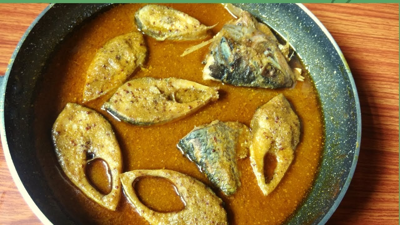 HILISH MACHCHER SORSE JHOLE RECIPE-HILSA MUSTARD RIECEP - YouTube