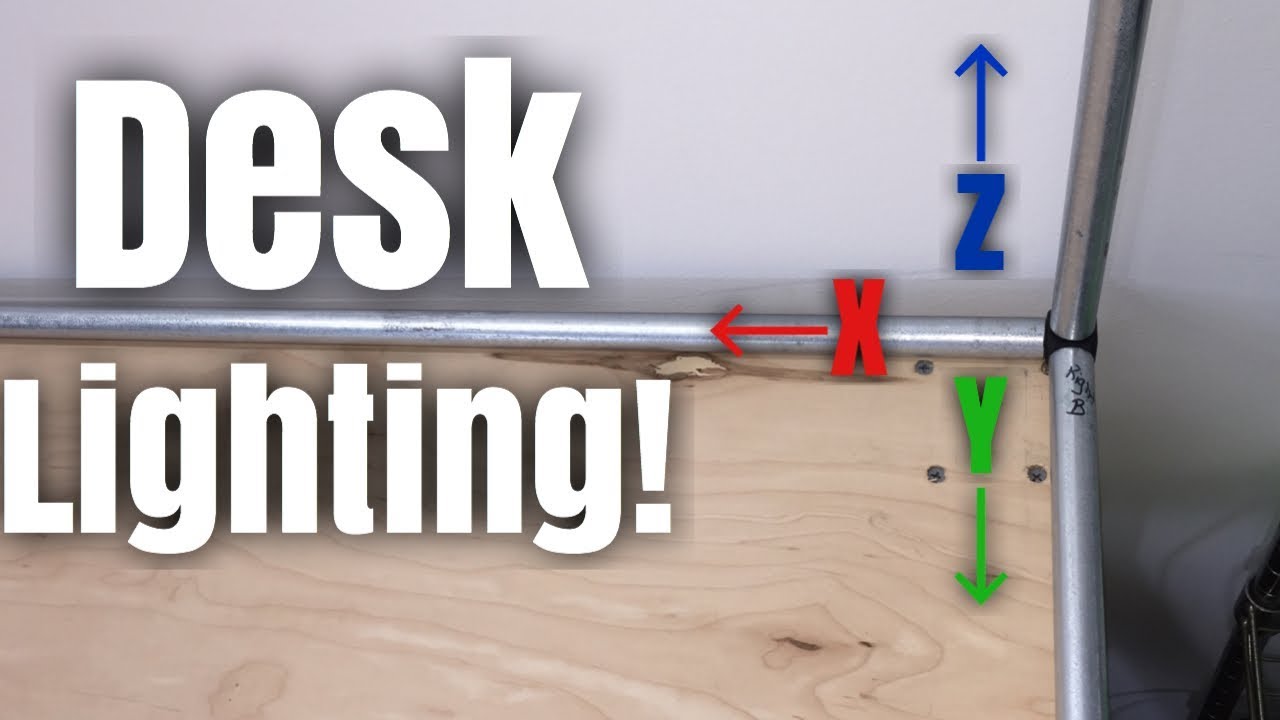 How to Light Up Desk! - YouTube