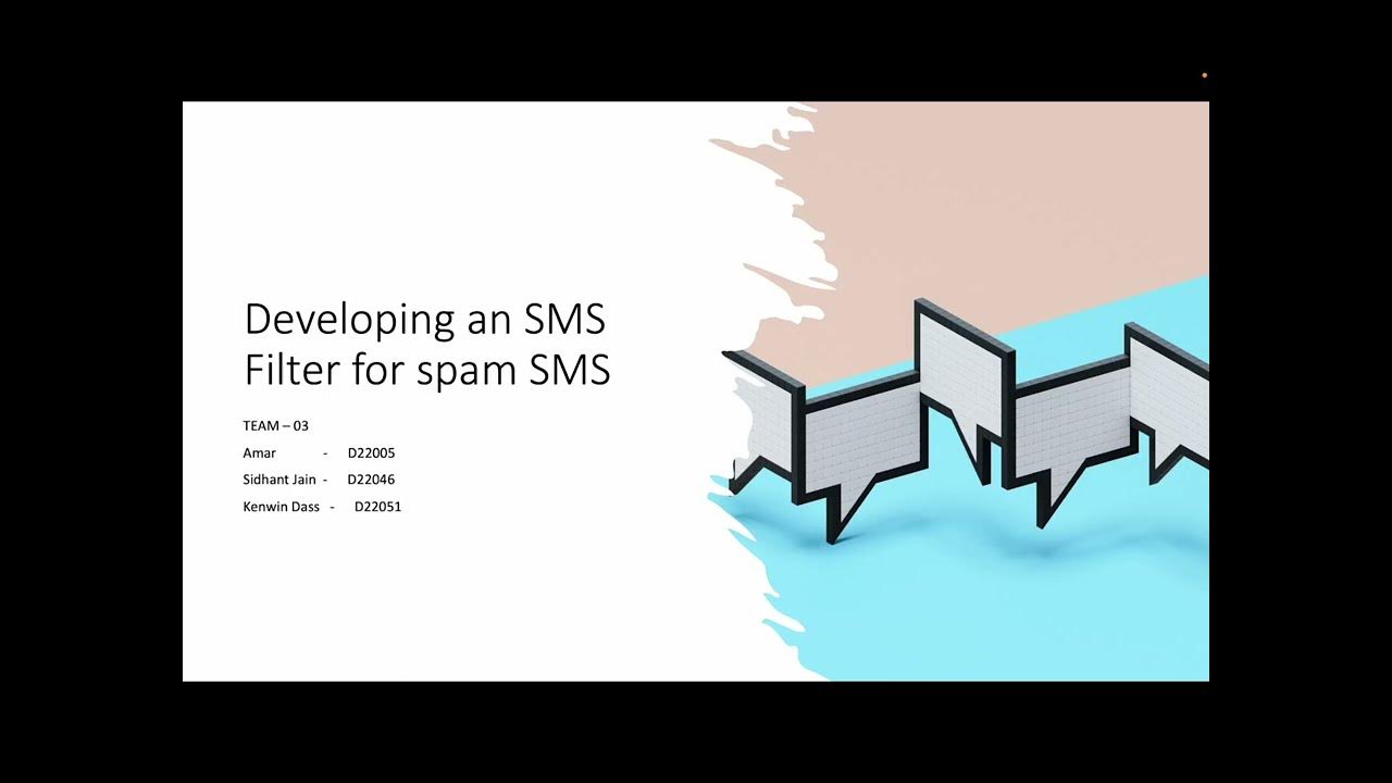 SPAM SMS Detection Using Text Analytics and Machine Learning - YouTube