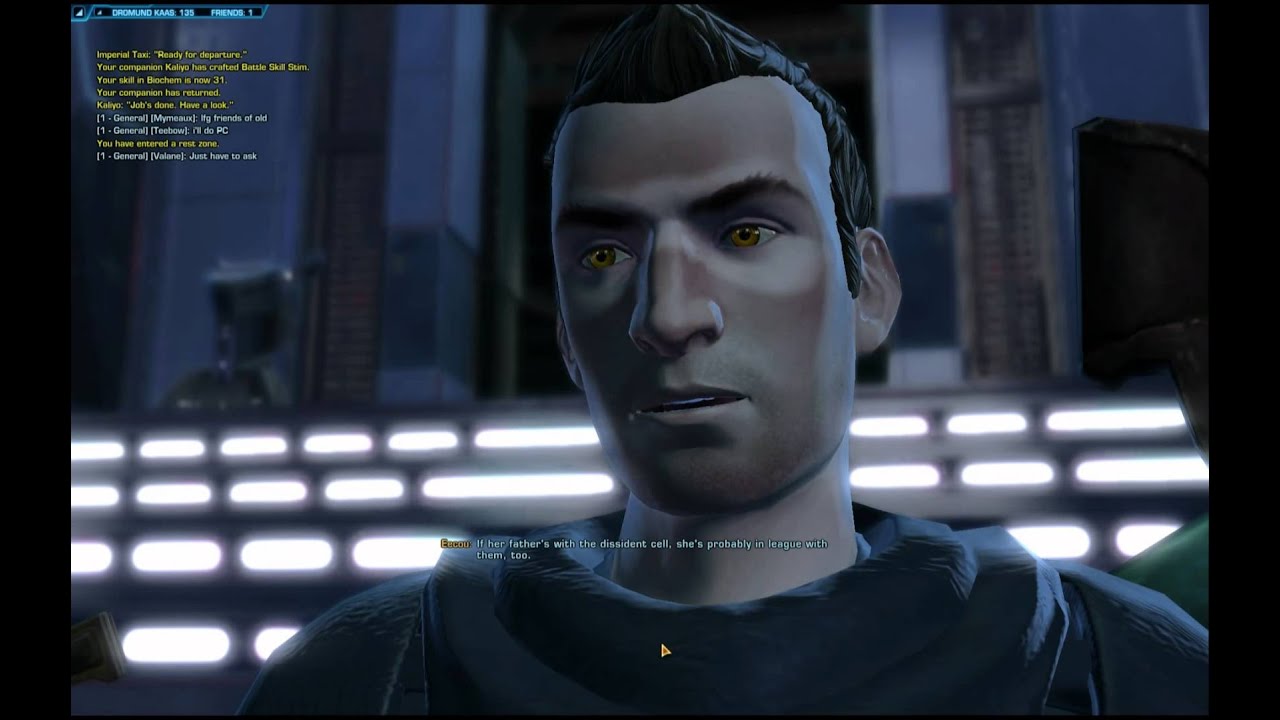 SWTOR: Imperial Agent, Sniper Walkthrough Part 22 - Meeting a Dark ...