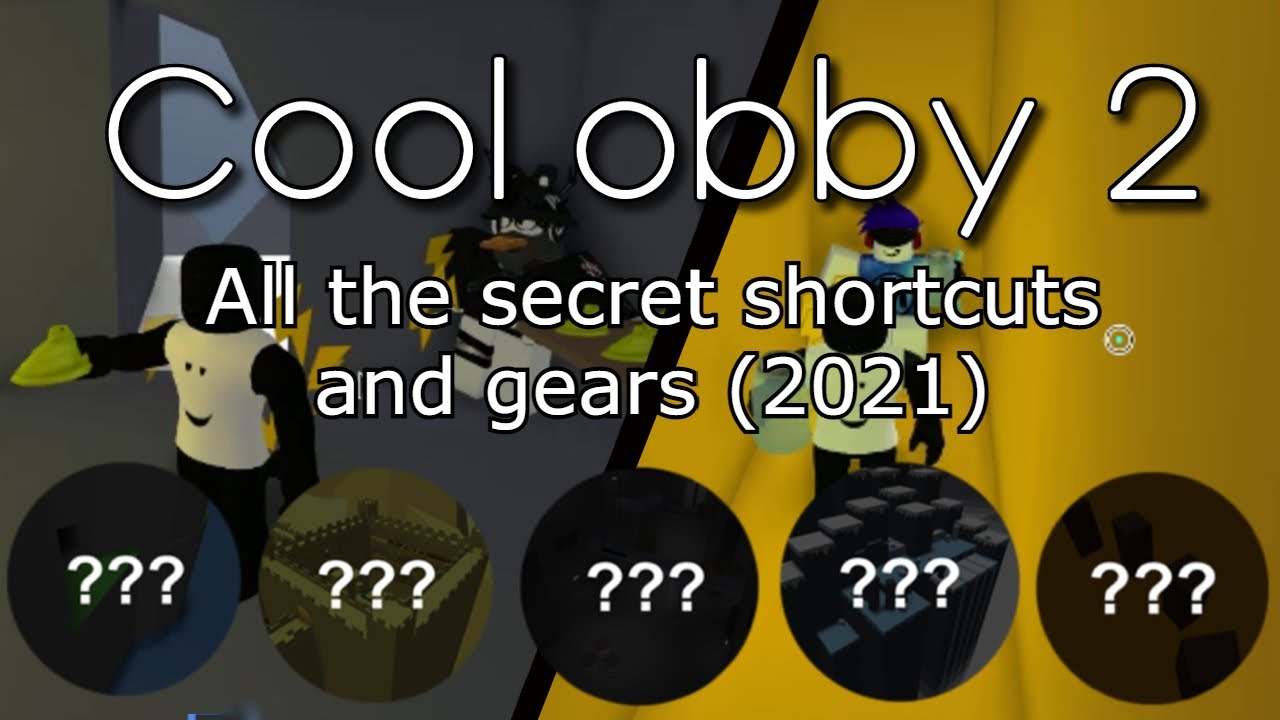 [ROBLOX] Cool Obby 2 ALL THE SECRET SHORTCUTS AND GEARS - YouTube